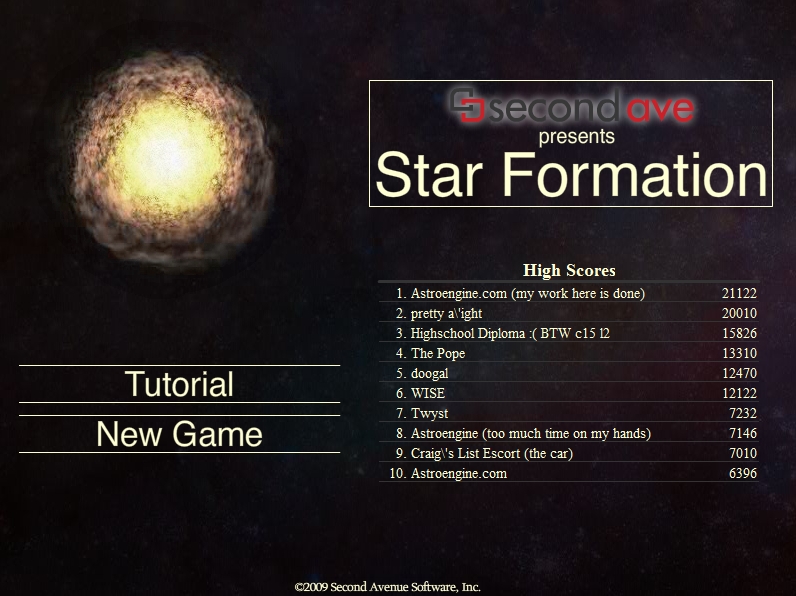 Star Formation: The Game – astroengine.com